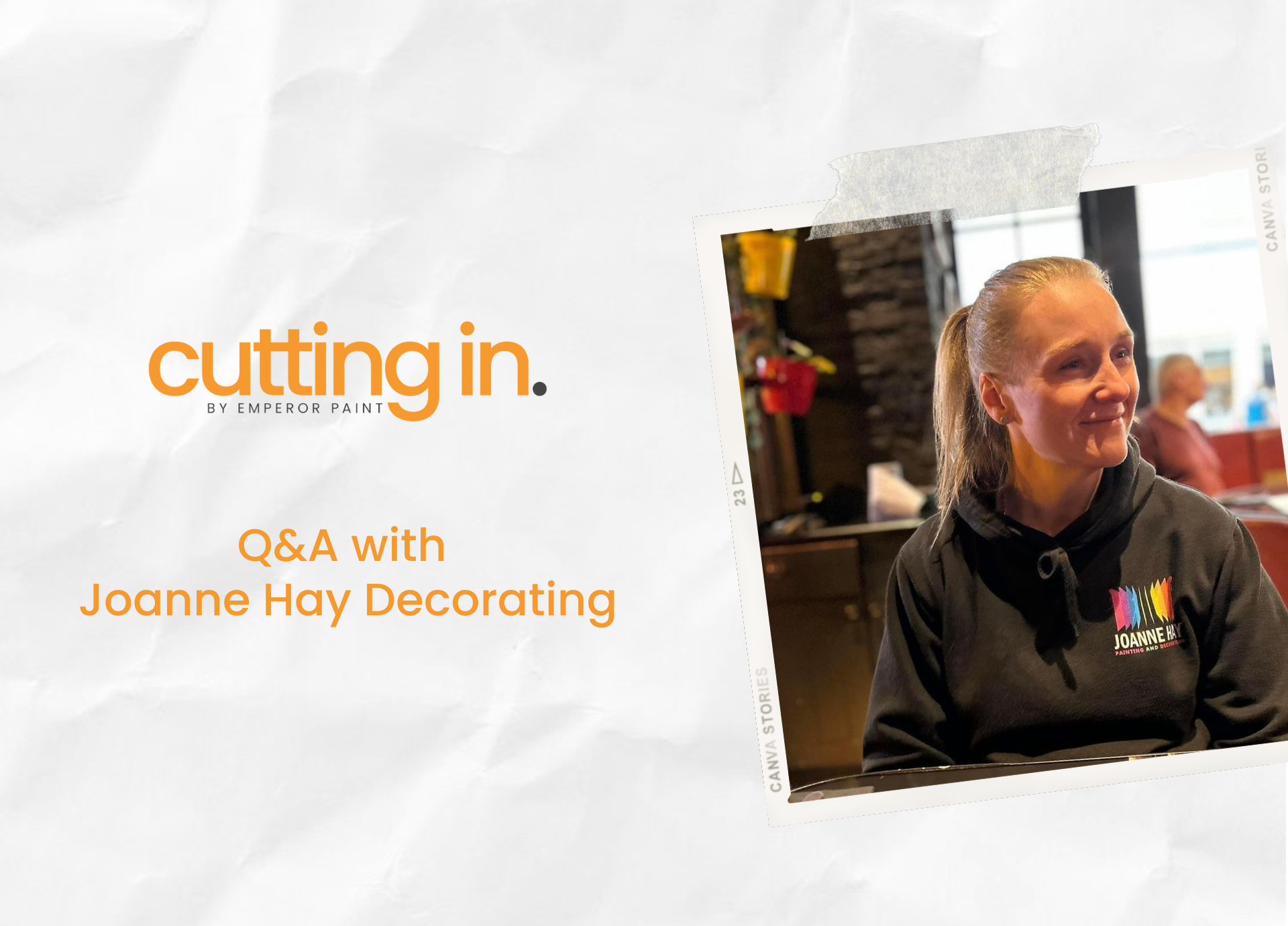 Cutting In with Joanne Hay Decorating | Emperor Paint